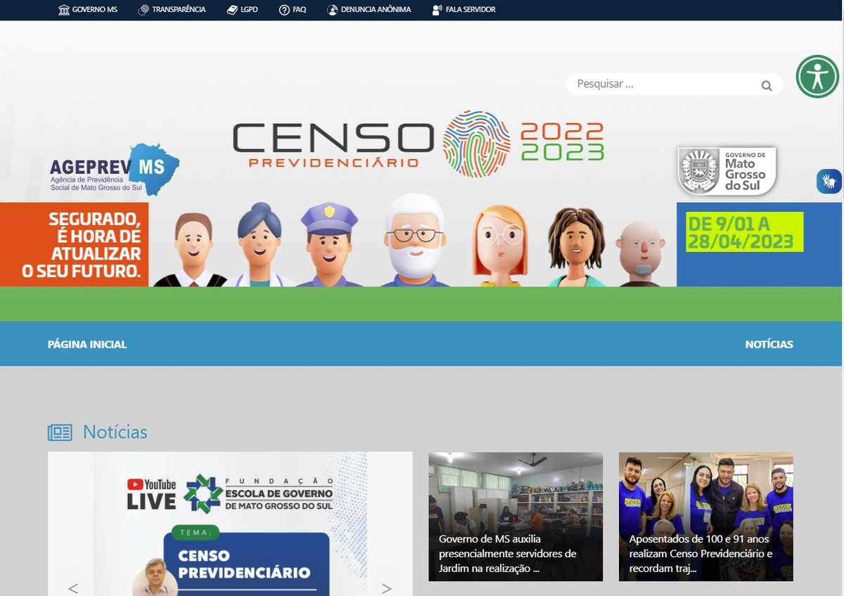 Censo Previdenciário para servidores estaduais de MS encerra em uma ...