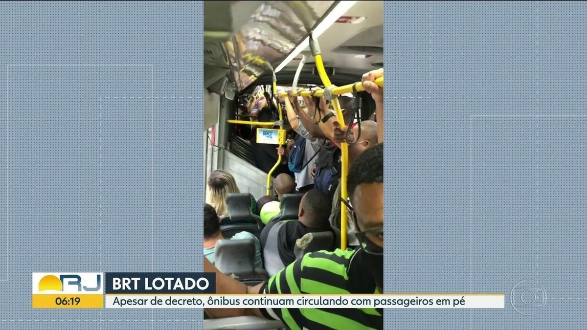 Quase 2 meses após decreto da prefeitura, BRT ainda tem passageiros ...
