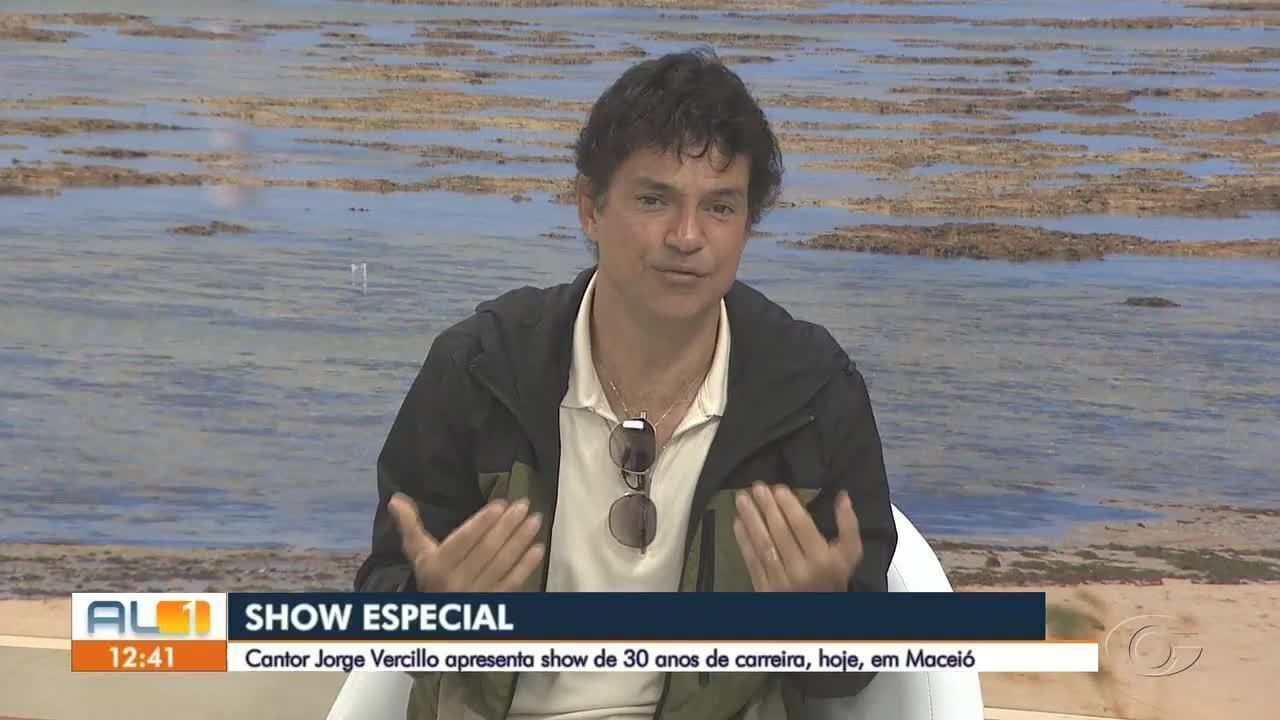 Com 30 anos de carreira, Jorge Vercillo apresenta novo show em Maceió
