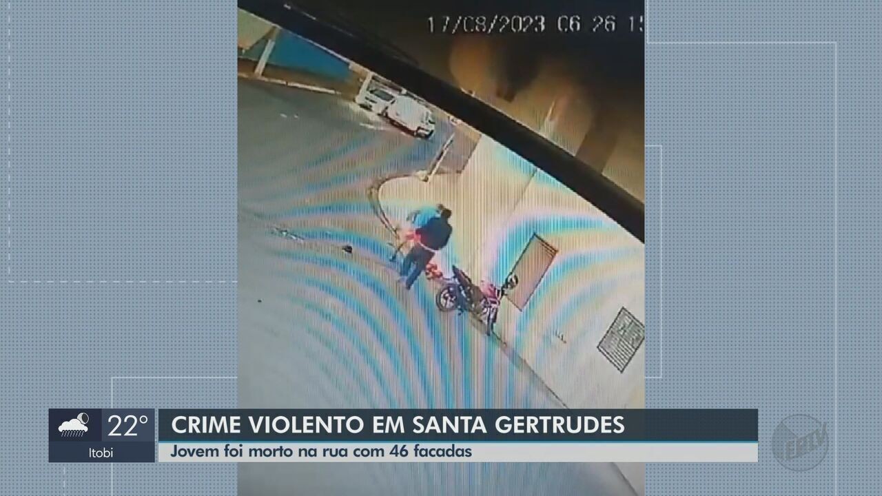 VÍDEO mostra assassinato de homem com 46 facadas em Santa Gertrudes ...