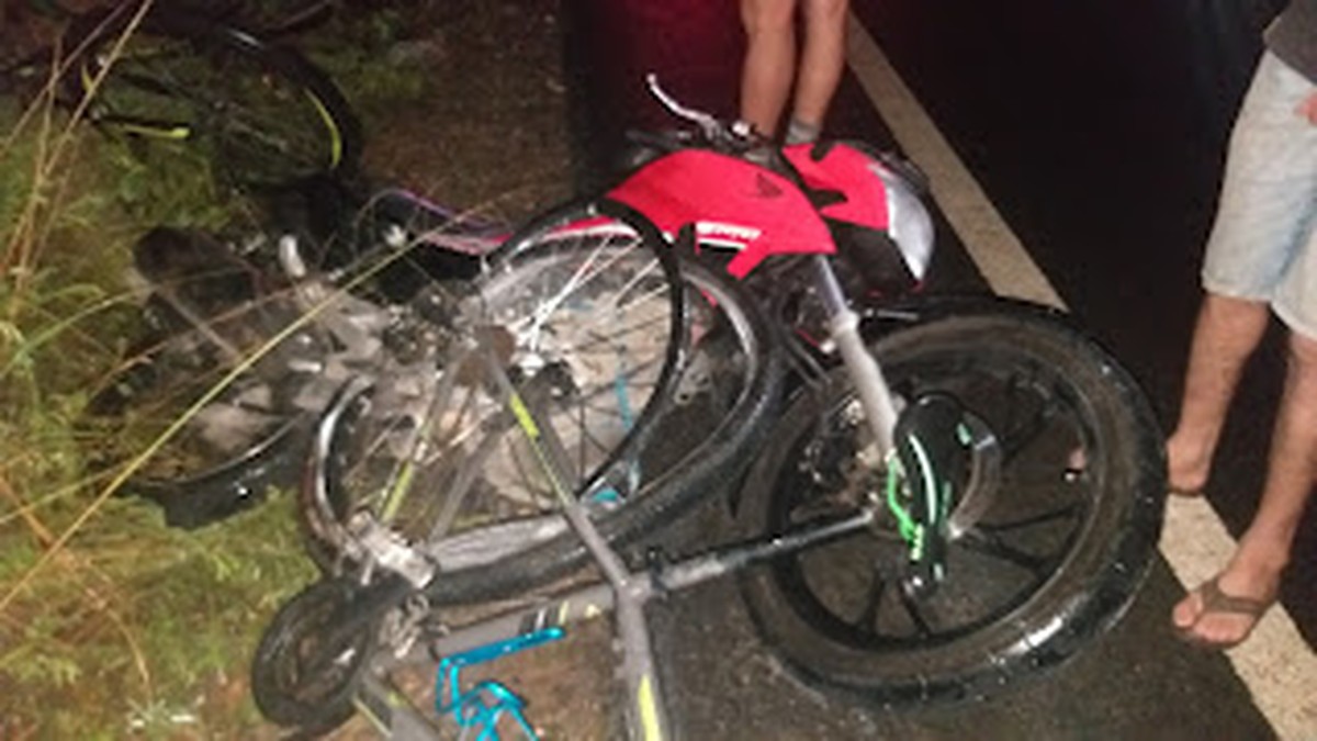 Mulher Morre E Homem Fica Ferido Após Colisão De Moto E Bicicleta Na Pe