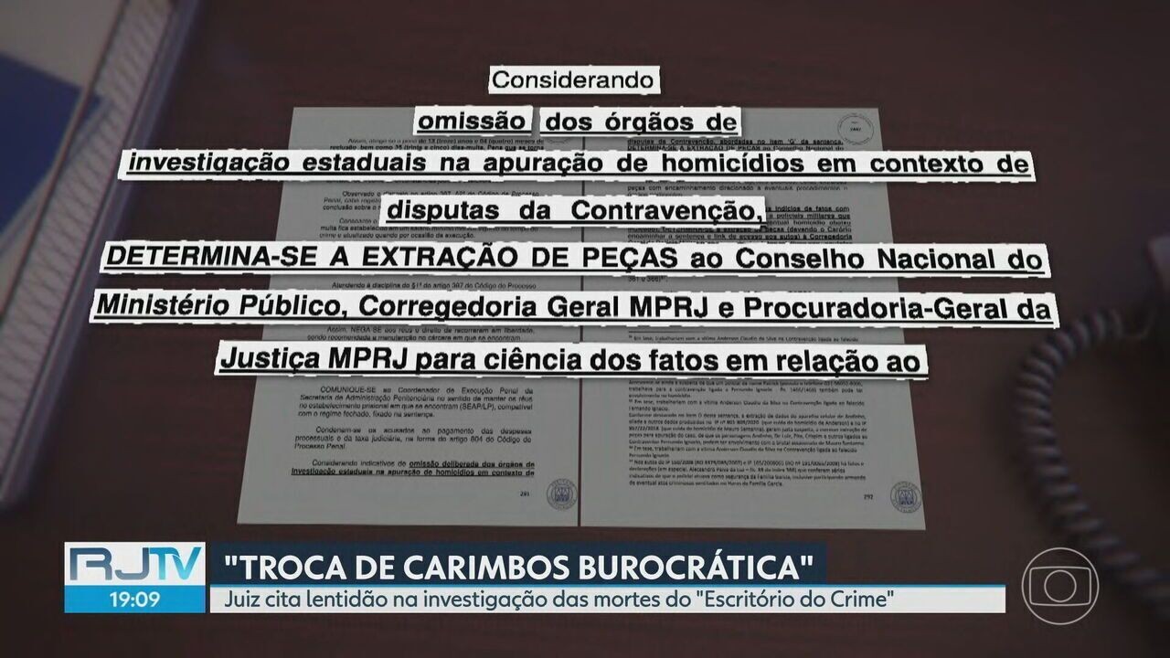 Integrantes do Escritório do Crime são condenados, e juiz critica ...