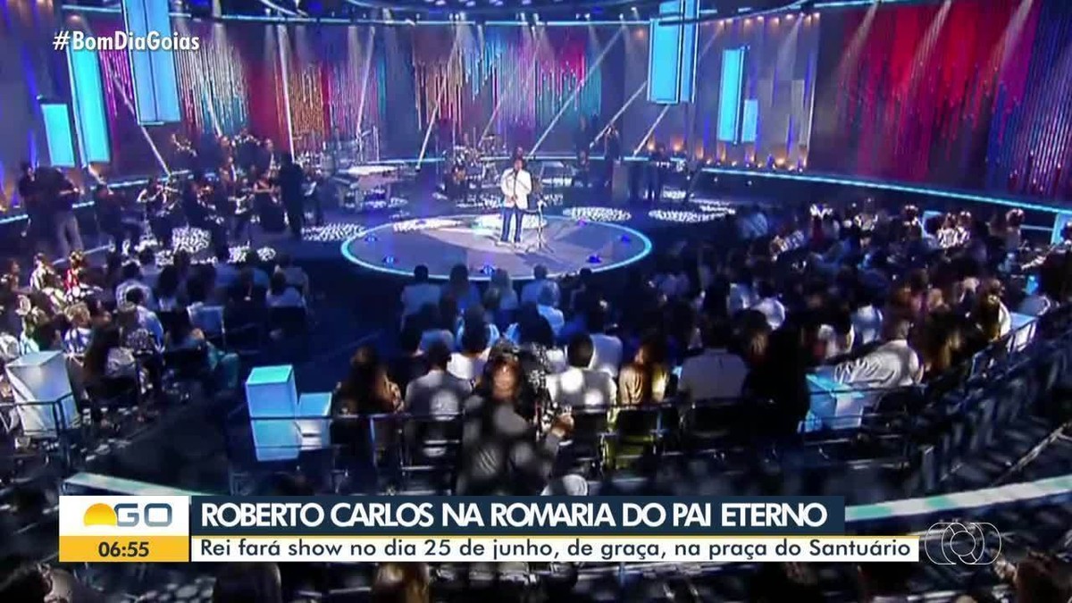 Roberto Carlos fará shows na Romaria de Trindade e em Goiânia | Goiás | G1