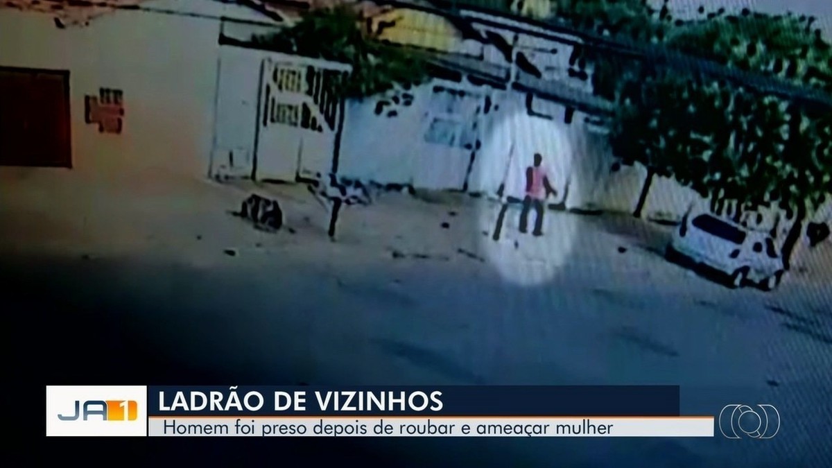 Homem é Preso Suspeito De Invadir Casa Ameaçar Vizinha E Roubar Tv