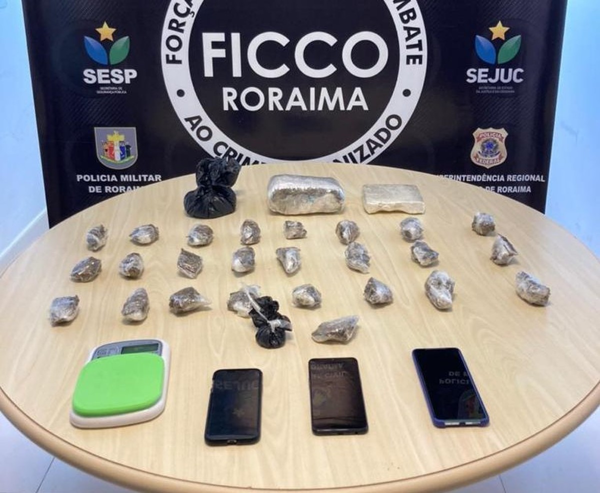 Trio suspeito de traficar drogas do AM para RR é preso durante entrega ...