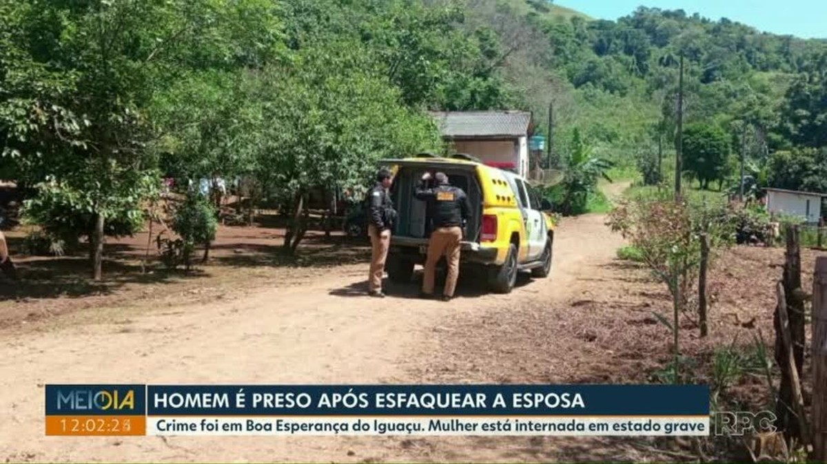 Homem é Preso Após Esfaquear A Mulher E Fugir Com Filhos Em Boa