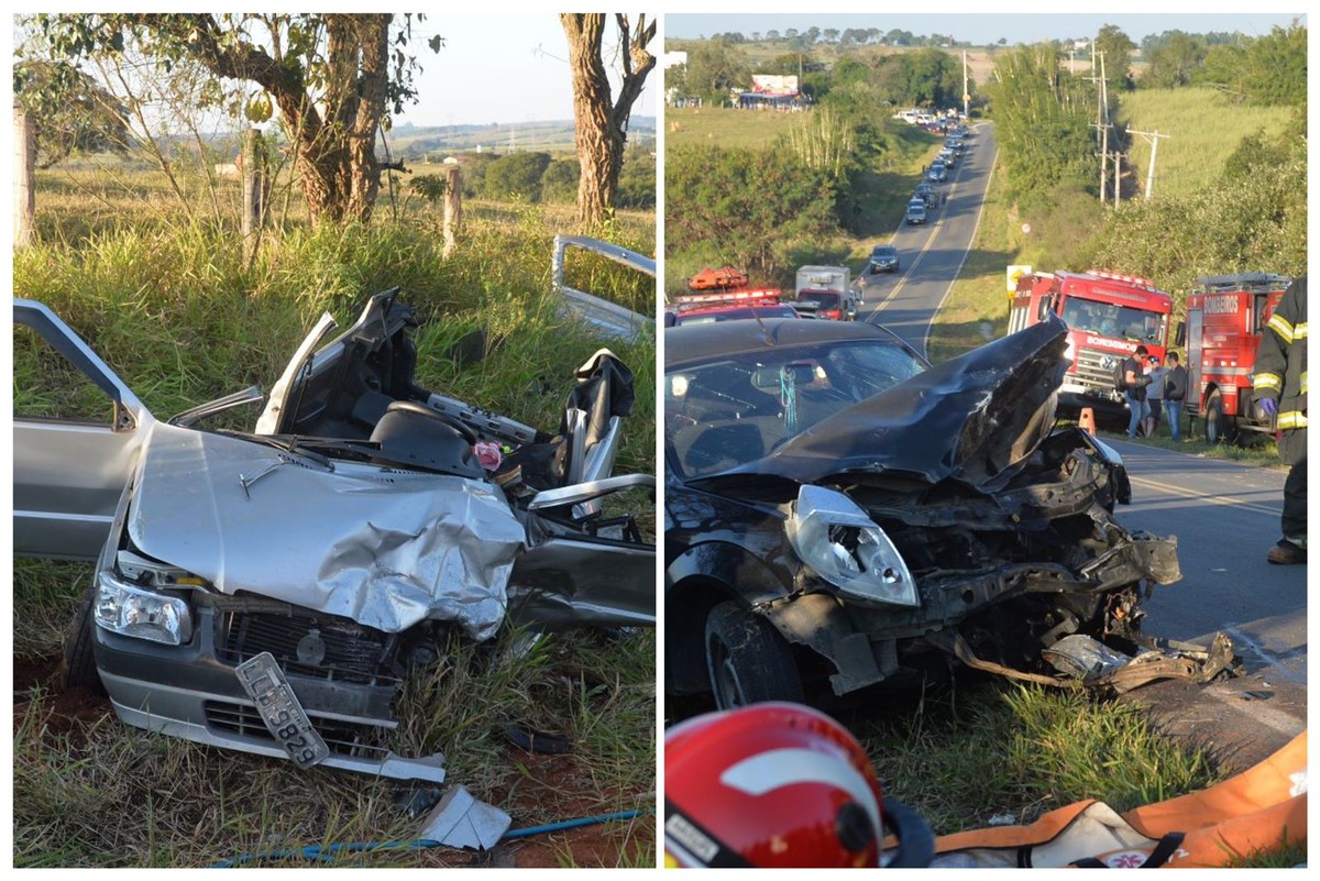 Batida frontal entre dois carros deixa feridos em estrada vicinal que liga Sorocaba a Iperó ...
