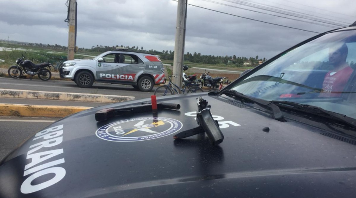 Policial reage a tentativa de assalto e atira em suspeitos no Ceará | Ceará | G1