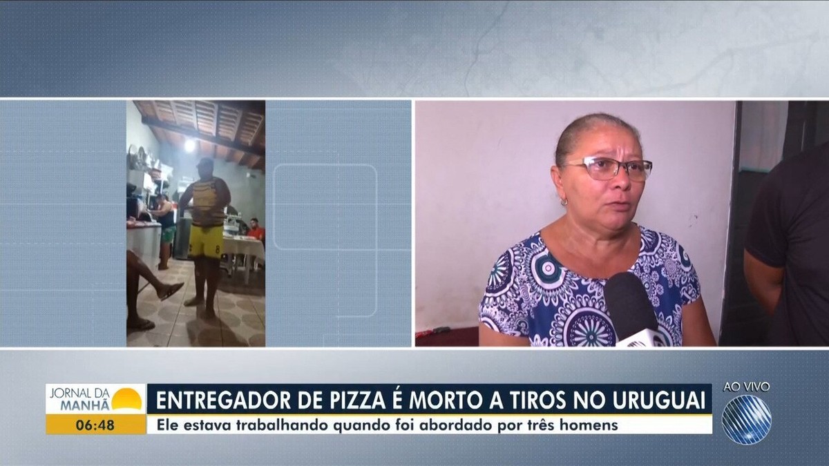 'Não desejo essa dor para ninguém', diz mãe de entregador de pizza morto a tiros após assalto em ...