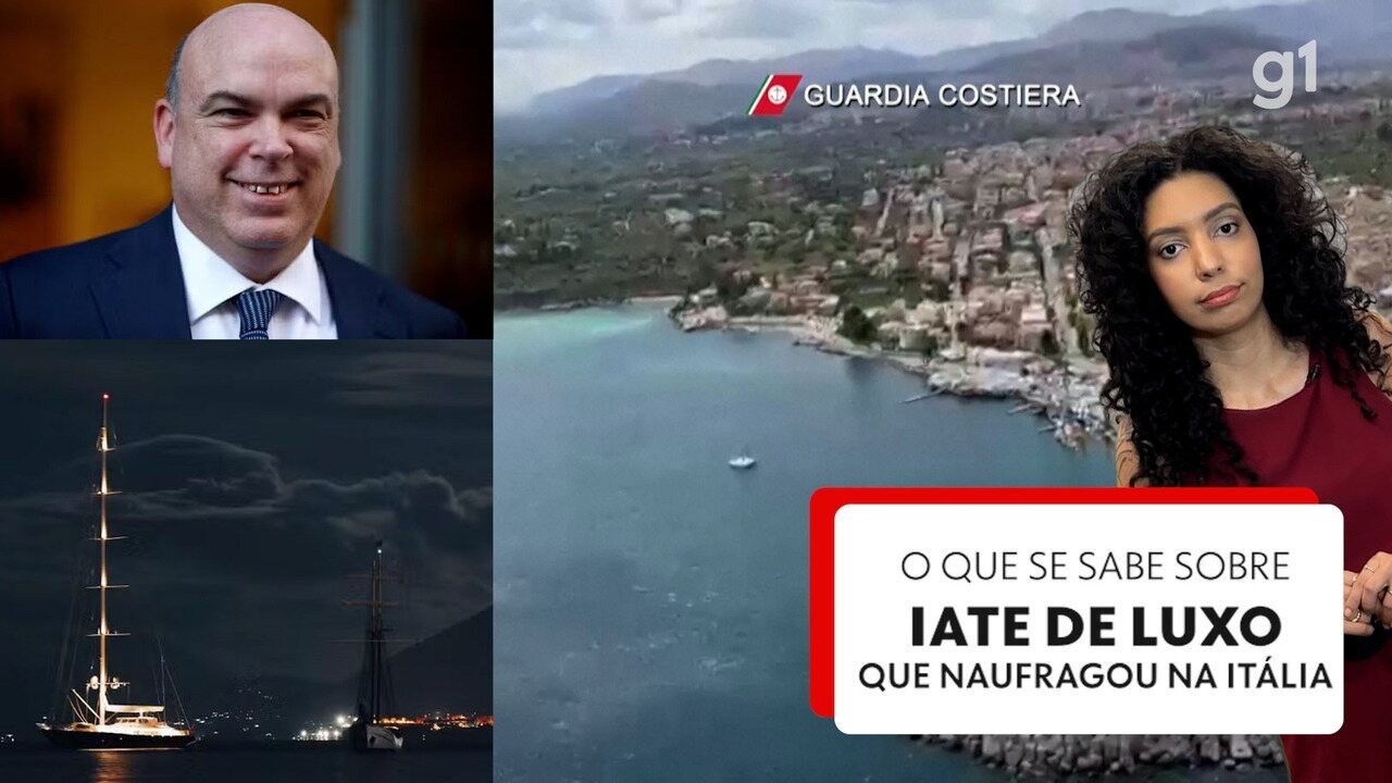 Naufrágio de iate de luxo na Sicília: esperança de encontrar ...