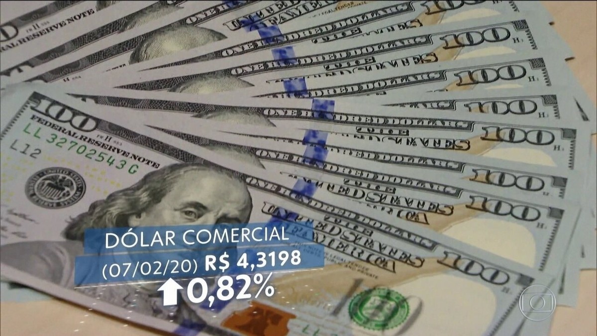Dólar renova recorde e fecha perto de R$ 4,32 | Economia | G1