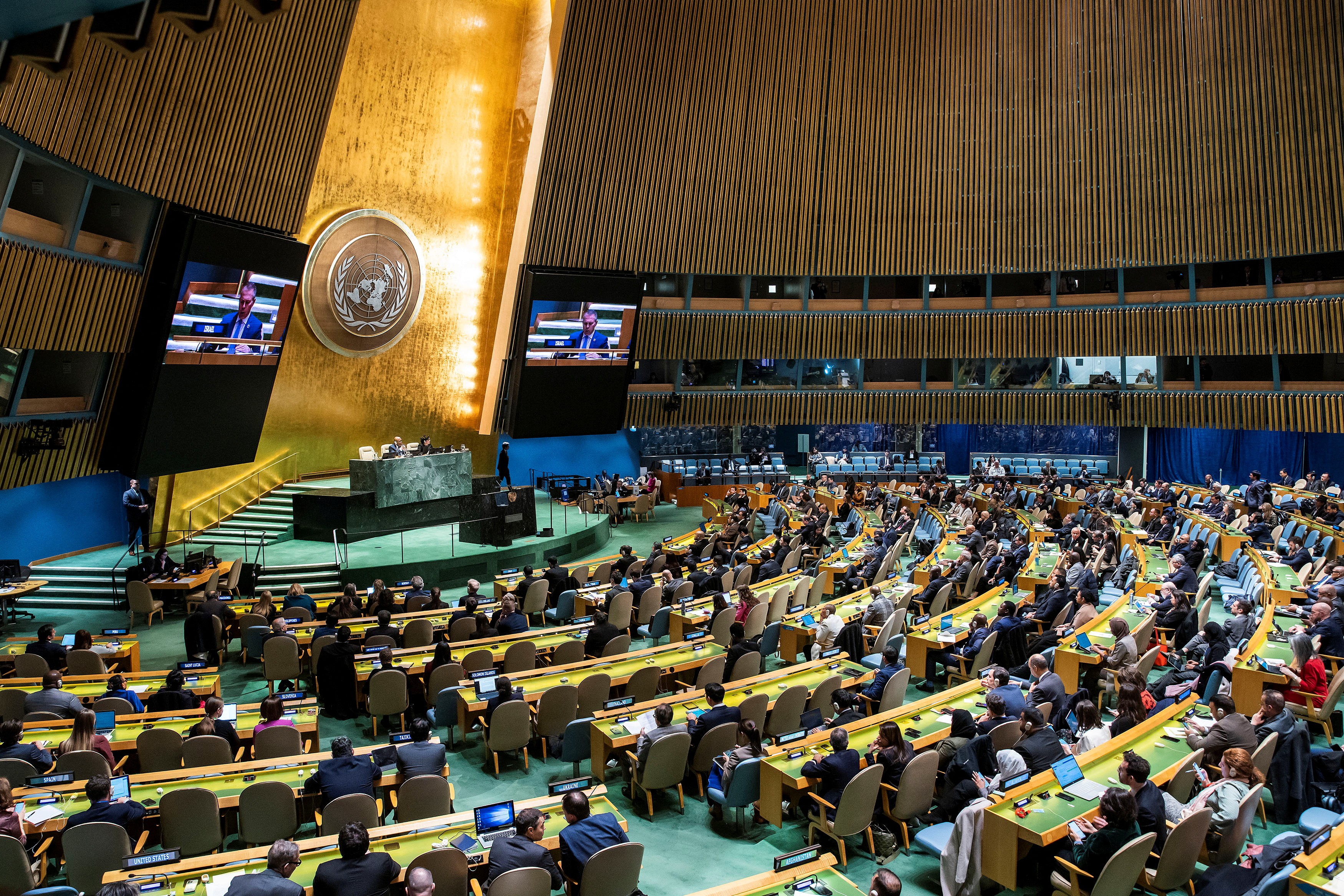 Assembleia Geral da ONU aprova resolução que pede cessar-fogo e envio ...
