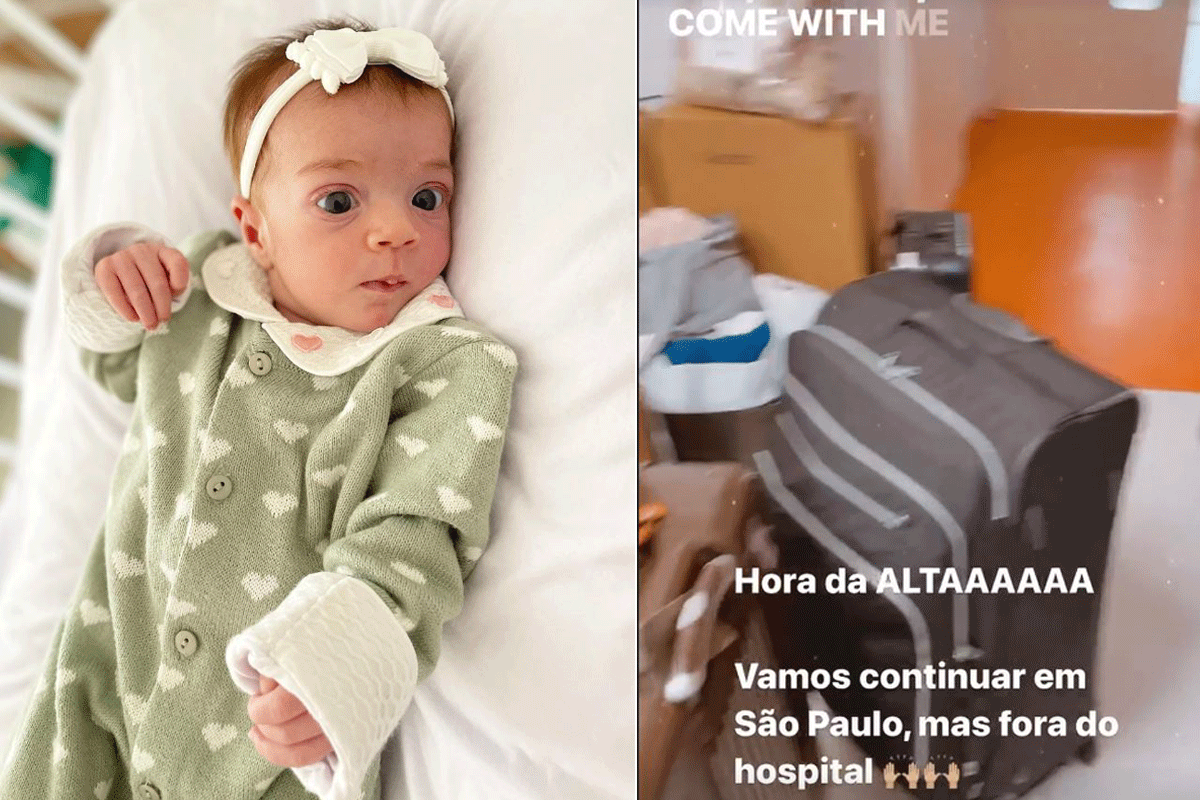 Filha De Juliano Cazarré Tem Alta De Hospital Um Mês Após Cirurgia No