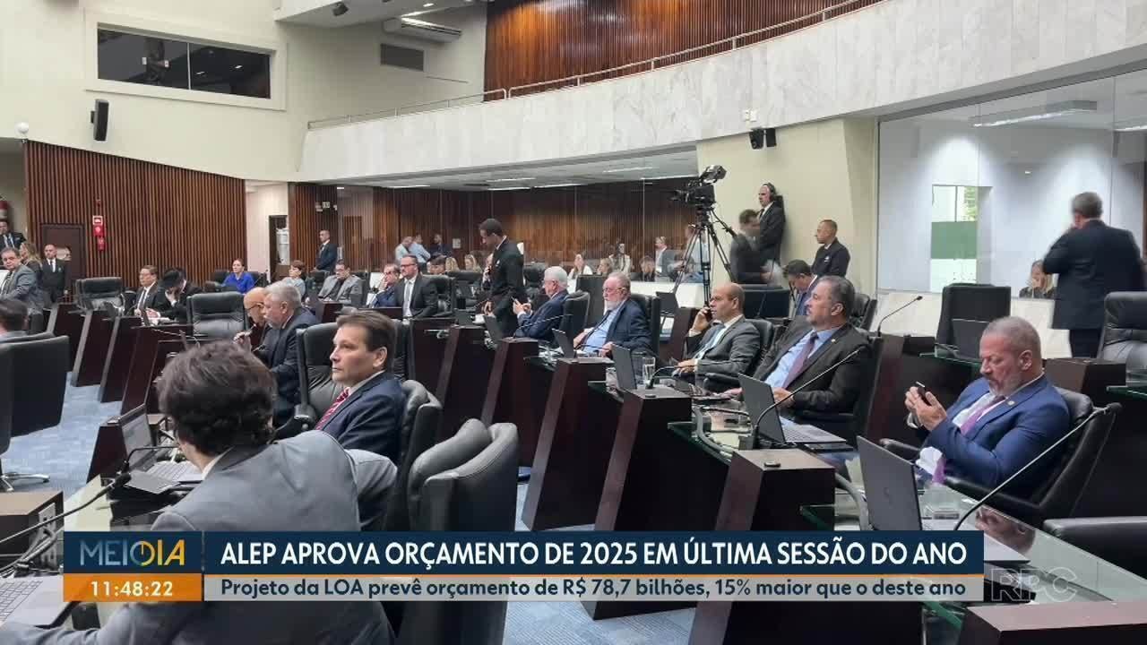 Orçamento do Governo do Paraná para 2025 será de R$ 78,7 bilhões; veja ...