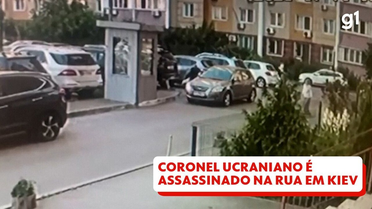 Coronel ucraniano é assassinado a tiros na rua em Kiev; VÍDEO