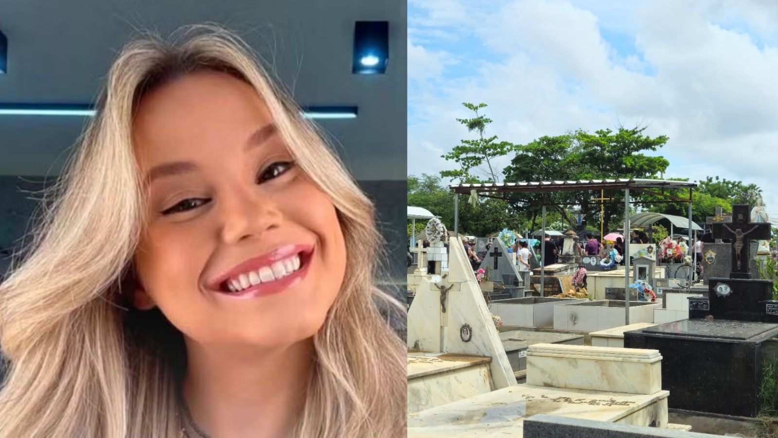 Corpo da jornalista Flávia Bacelar é enterrado sob forte comoção | G1