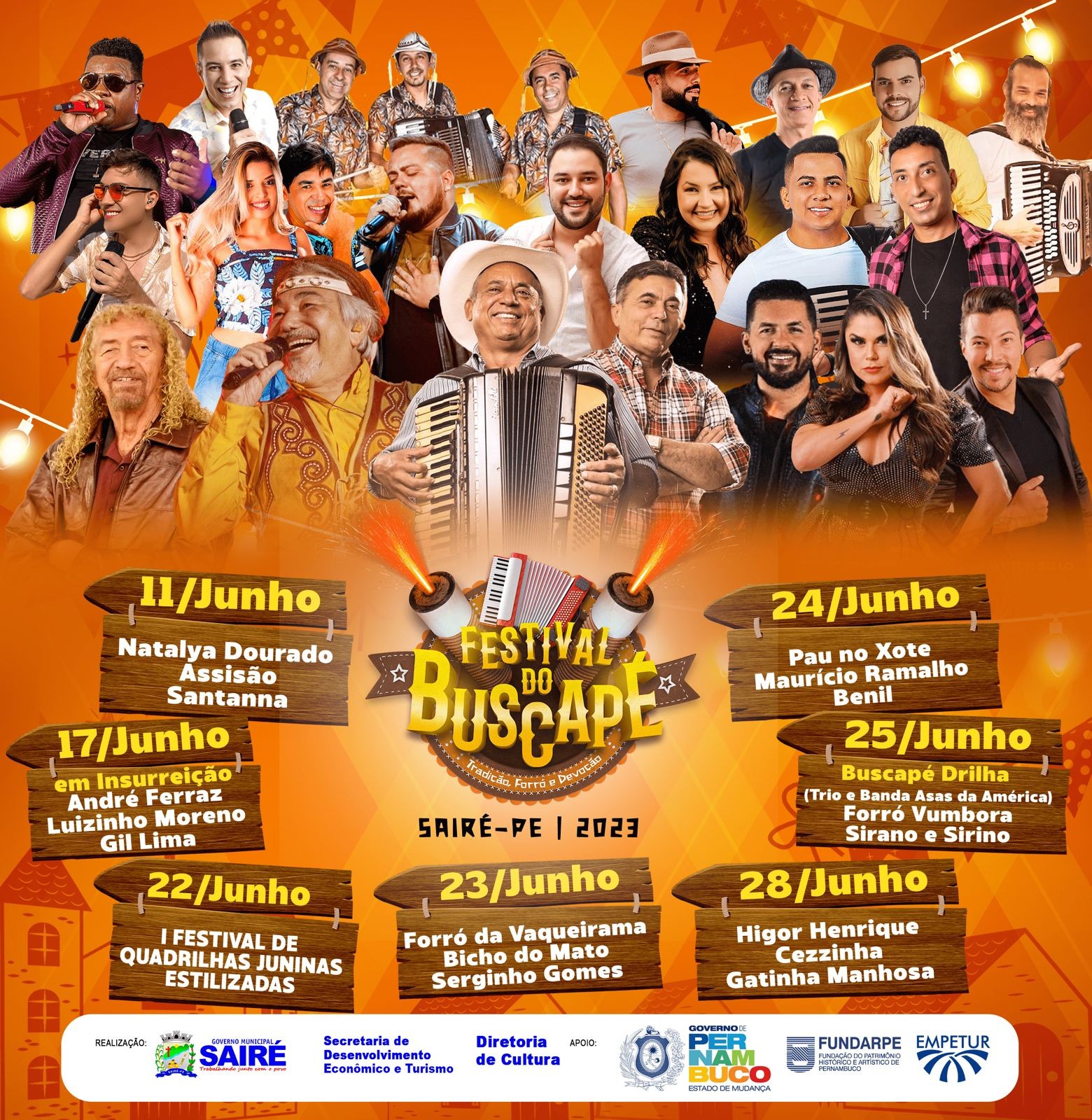 Confira programação do Festival Buscapé 2023 em Sairé | G1