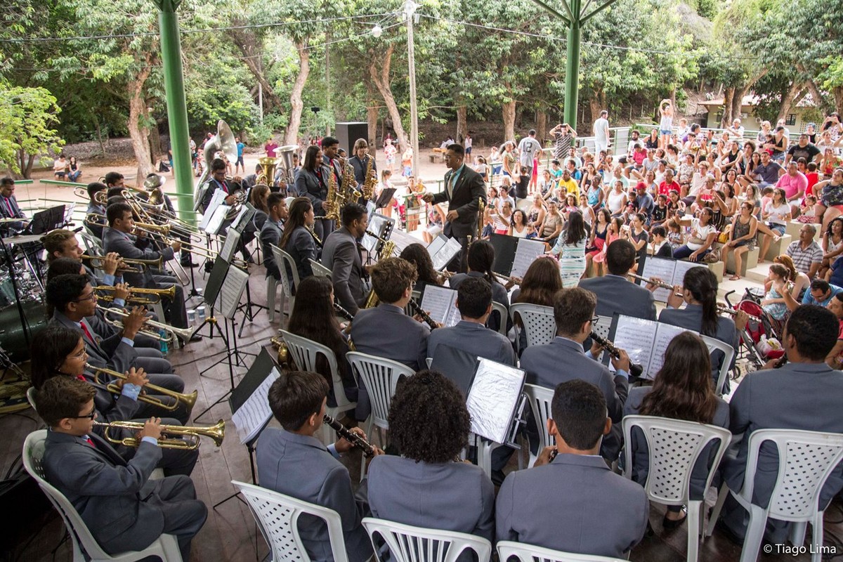 Filarmônica Monsenhor Honório se apresenta no projeto Som da Mata neste ...