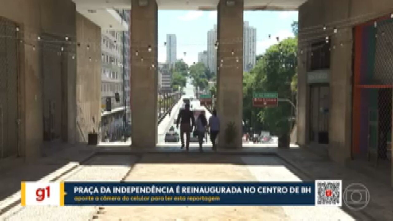 Sulacap: nova praça é inaugurada no Centro de BH; veja como ficou | G1