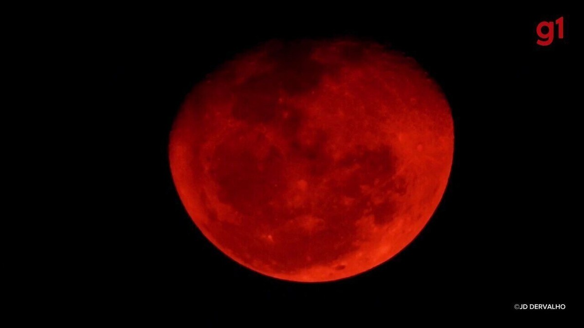 'Lua Cheia Vermelha' registrada no céu de MS é reflexo da poluição e do ...