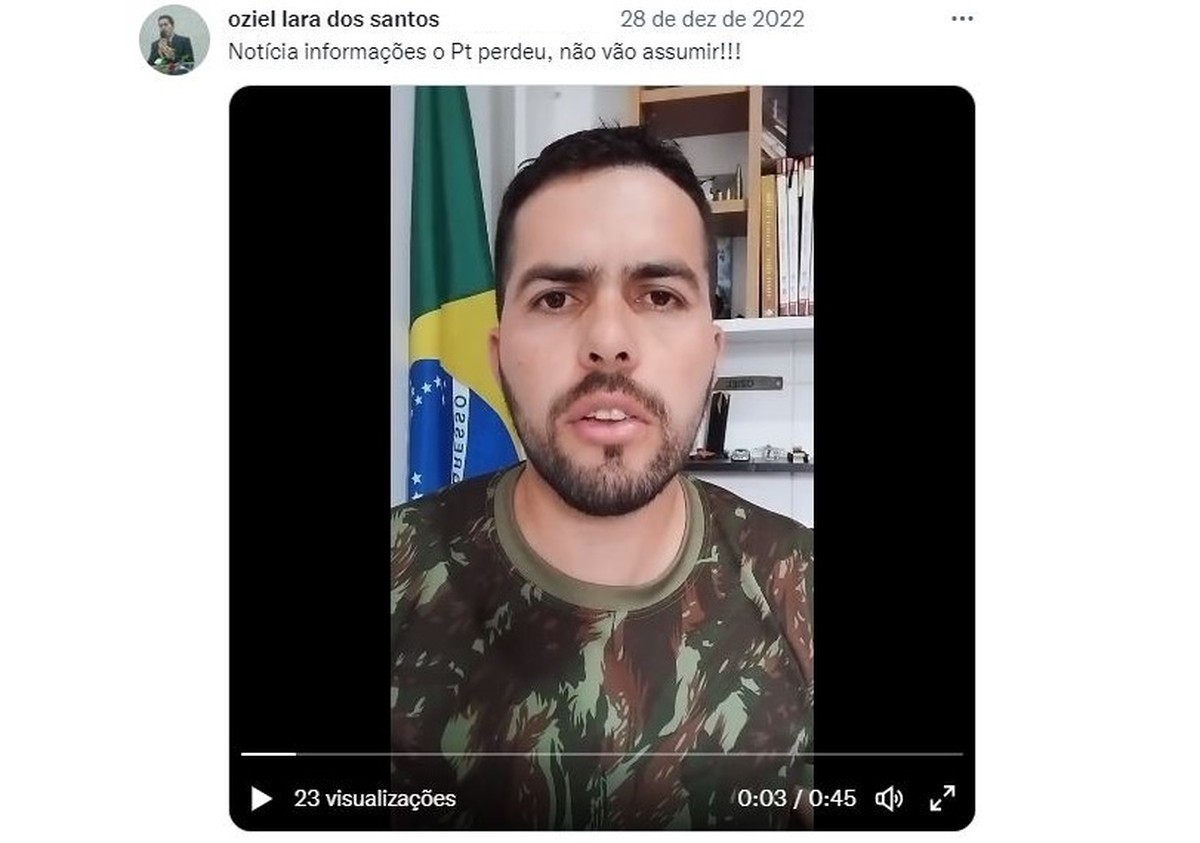 Preso em Brasília, 'Fuzileiro Oziel' disse que integrante do Exército ...