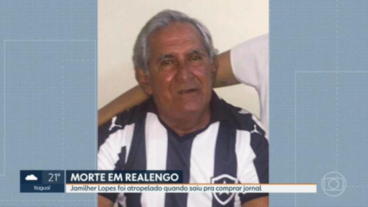 Idoso morre atropelado por moto em Realengo; casal fugiu sem prestar socorro | Rio de Janeiro | G1