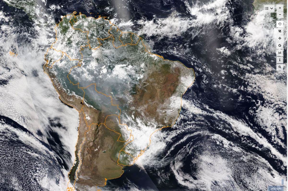 Fumaça de queimadas na Amazônia chega a São Paulo, Paraná e Bolívia ...