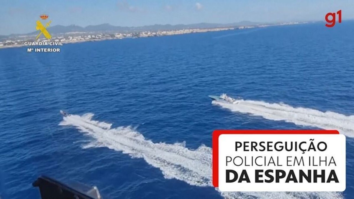 VÍDEO mostra intensa perseguição policial em ilha da Espanha | Mundo | G1