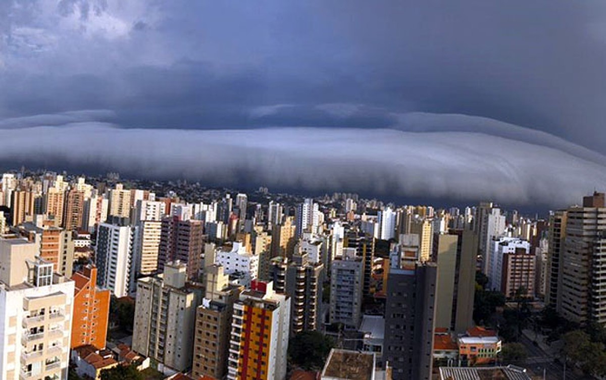 Nuvem rolo chama atenção na região de Campinas; FOTOS e VÍDEOS ...