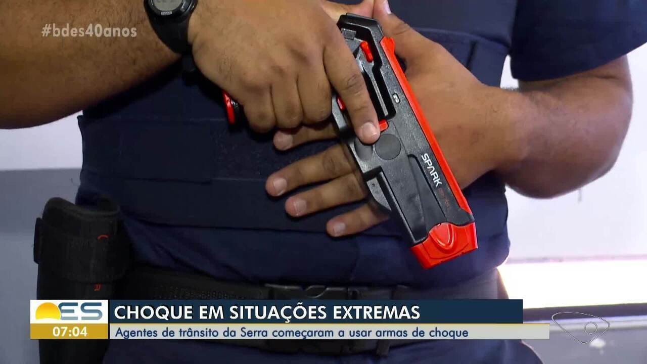 Uso de armas de choque por agentes de trânsito na Grande Vitória: veja ...