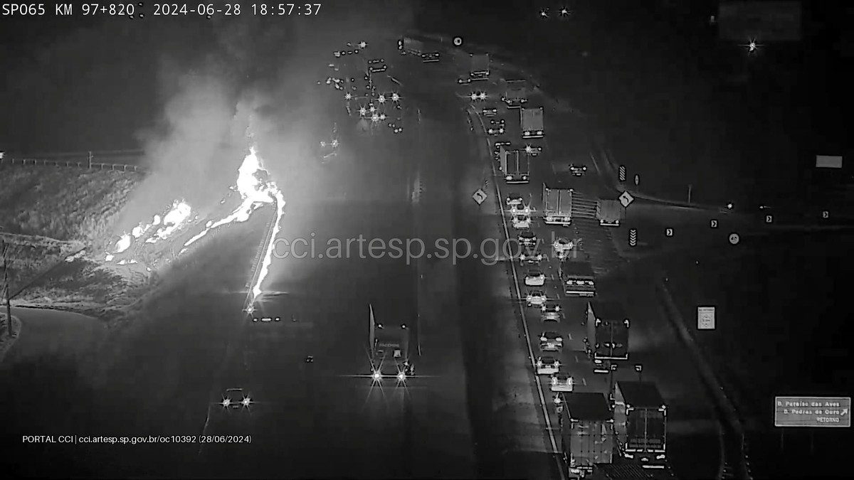 Engavetamento mata uma pessoa e deixa sete feridas na Rodovia Dom Pedro I em Itatiba | Sorocaba ...