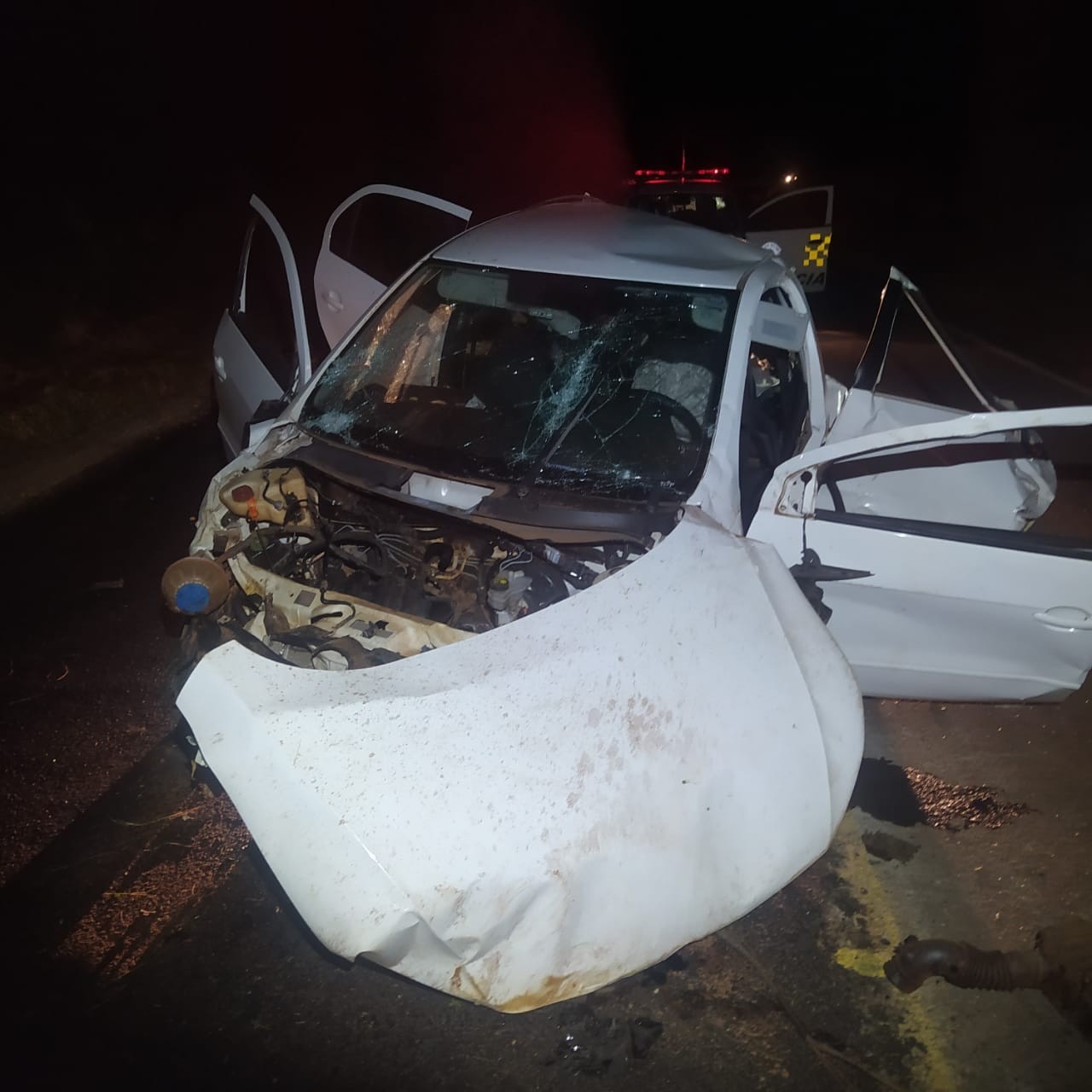 Passageiro de 21 anos morre em capotamento de carro, em Mirante do Paranapanema