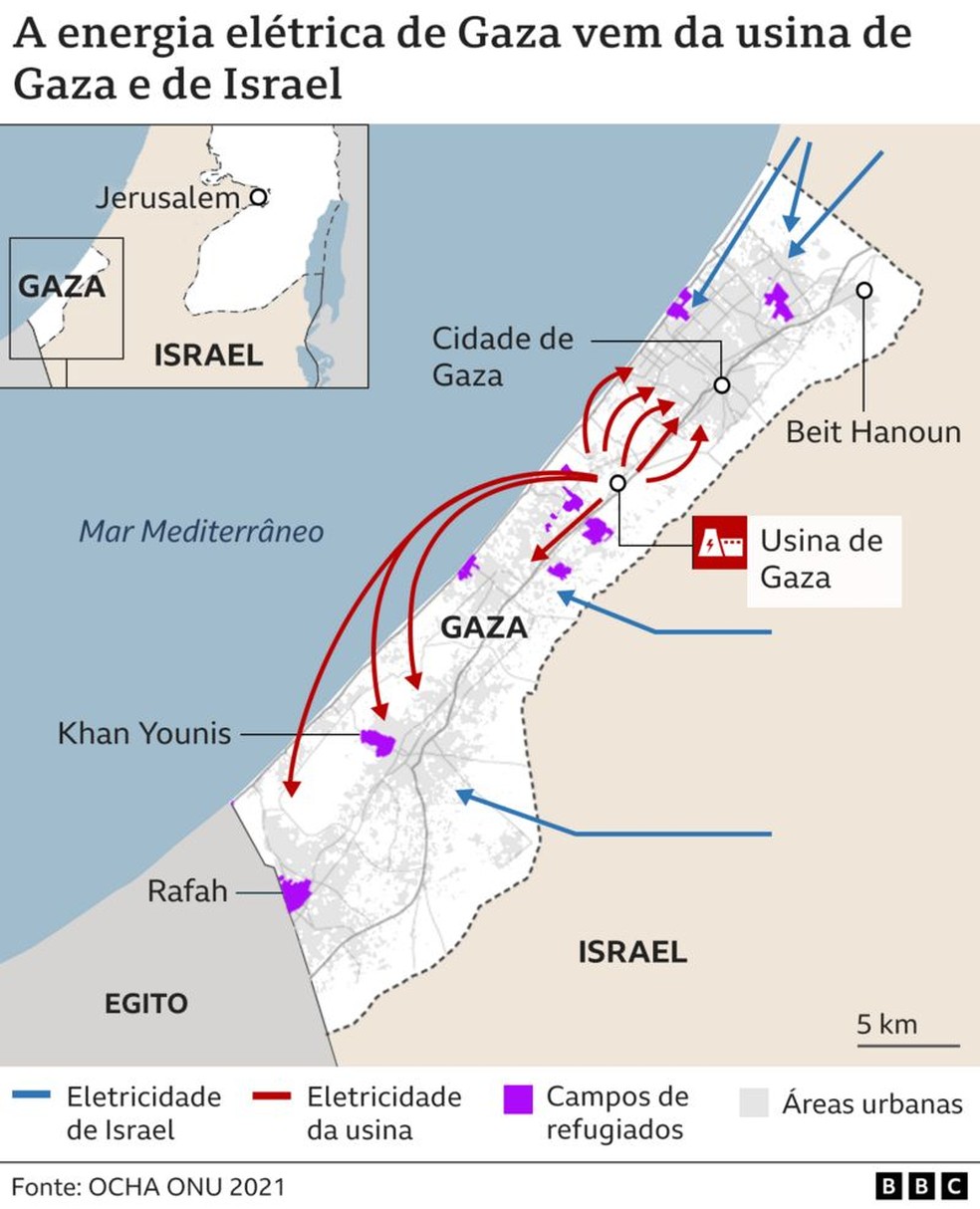 VIDEO: Faixa de Gaza em mapas: como é a vida no território palestino ...