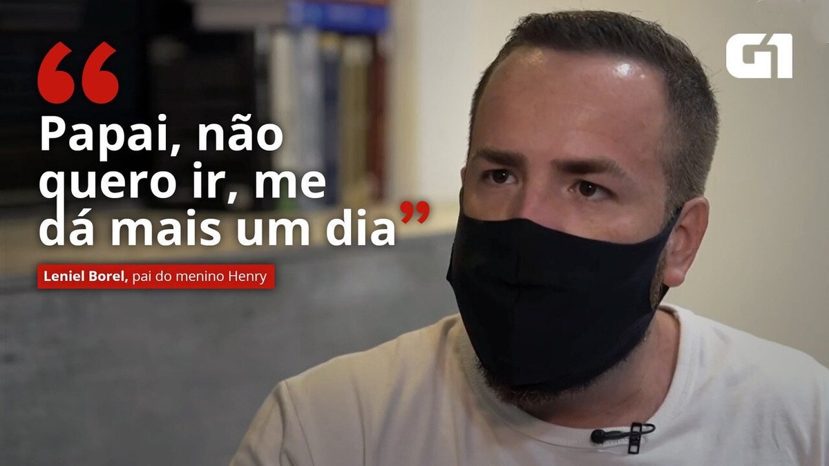 Pai conta último pedido de Henry: 'Deixa eu ficar mais um dia com você ...