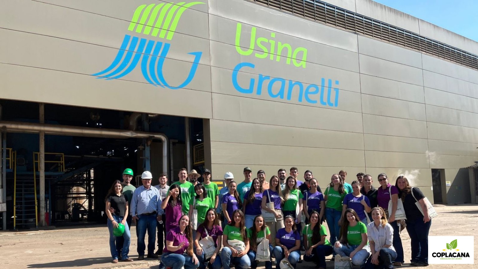 Jovens cooperados visitam Usina Granelli | Coplacana - Orgulho do Agro | G1