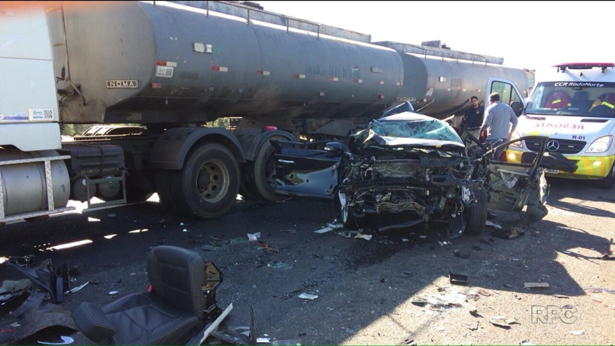 Engavetamento entre caminhões e carros deixa feridos na BR-277, na região de Balsa Nova | Paraná ...