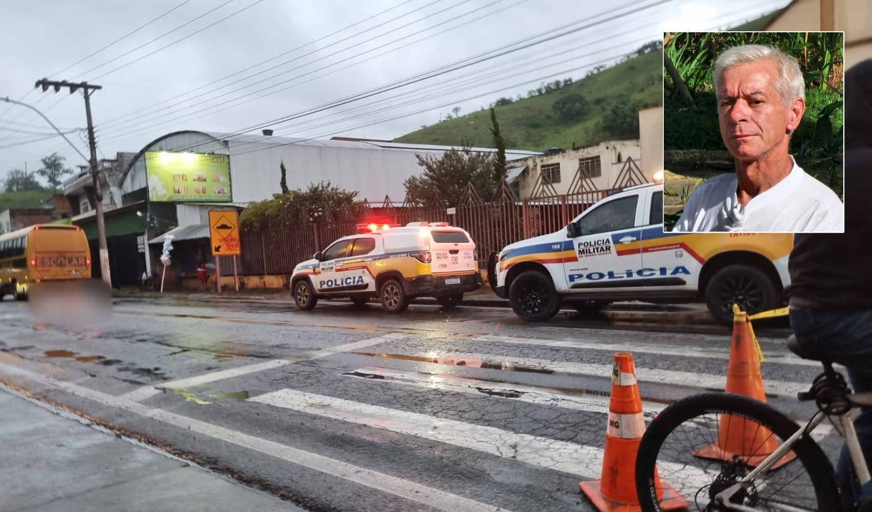 Homem morre atropelado por ônibus escolar enquanto atravessava avenida em Itajubá, MG | Sul de ...