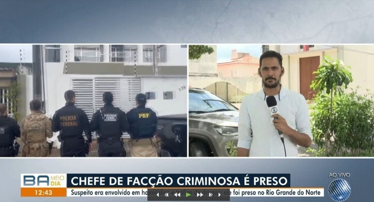 Homem Suspeito De Chefiar Facção Criminosa Com Atuação Na Bahia é Preso