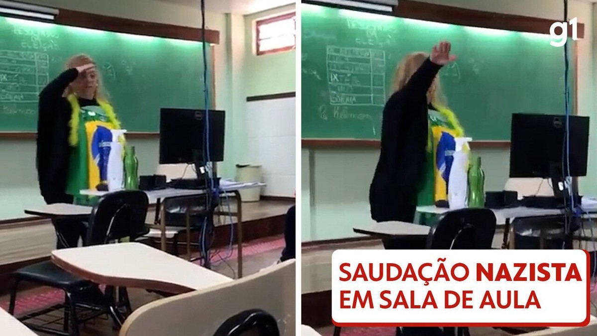 Ministério Público investigará professora que fez saudação nazista em ...