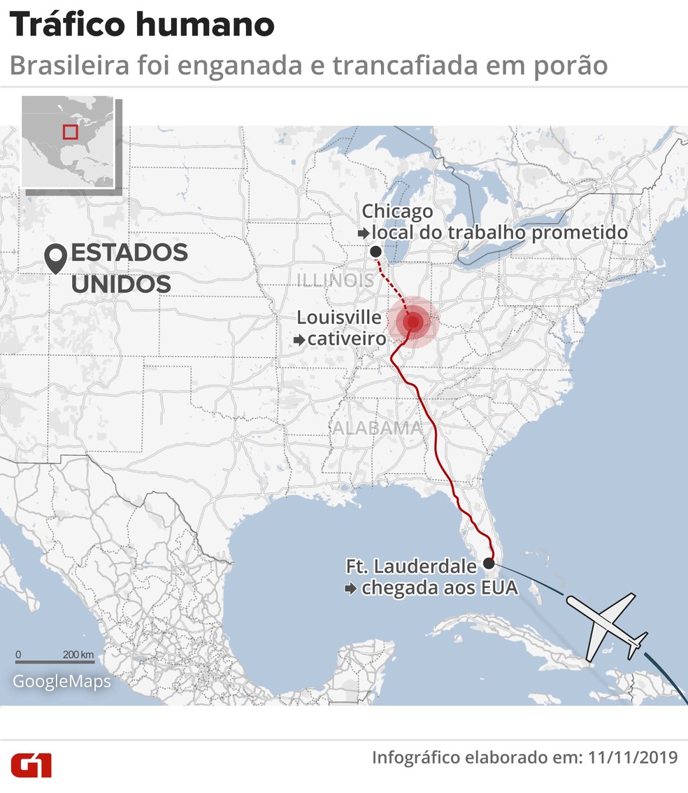 Mapa Do Trafico Humano