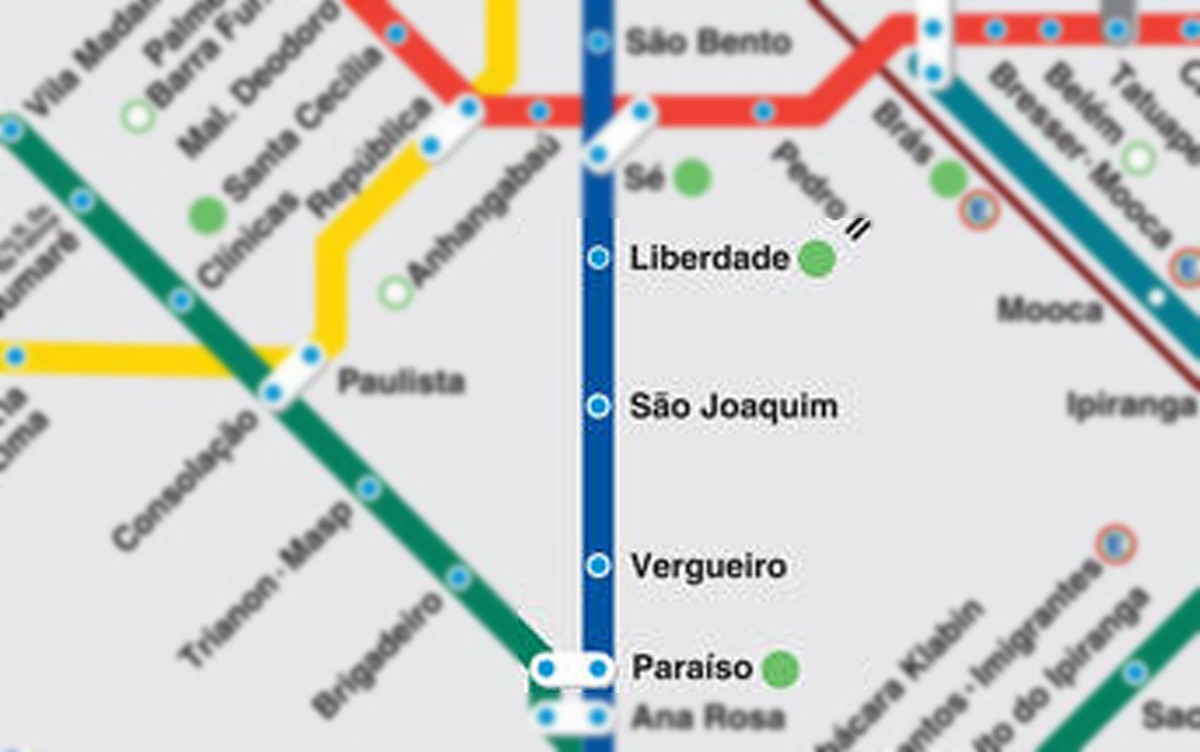 Queda de painel faz Metrô de SP fechar quatro estações da Linha 1-Azul ...