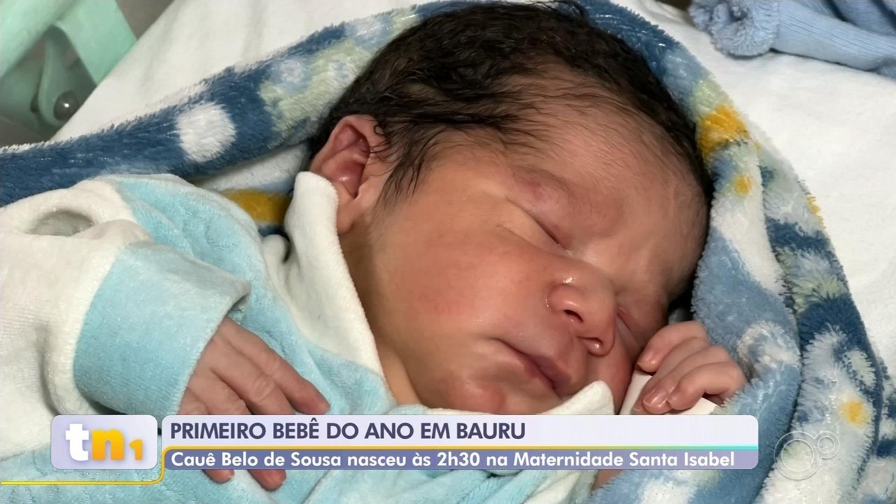 Bem-vindo Caue: Bauru registra o primeiro nascimento de 2025 durante ...