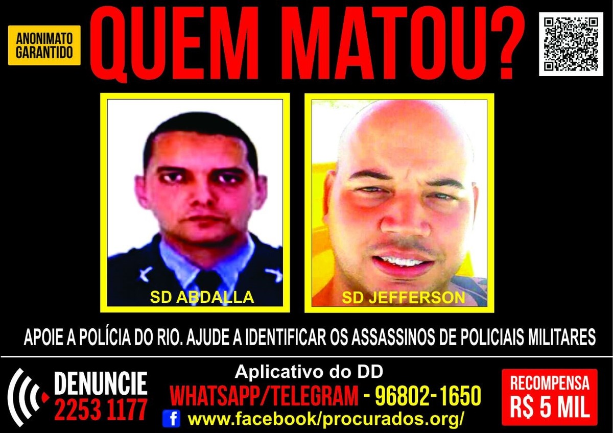 Disque Denúncia Oferece R 5 Mil Por Informações De Assassinos De Pms