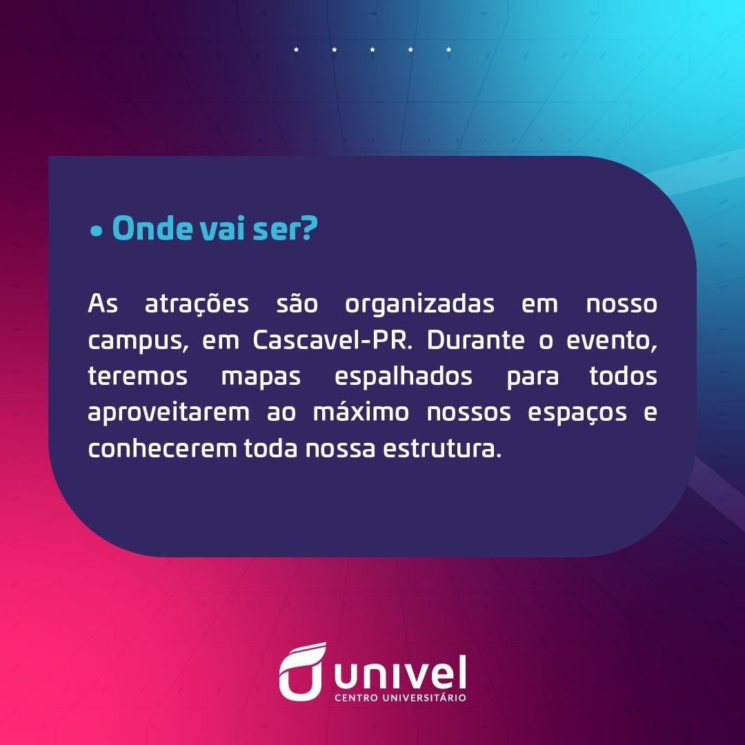 Univel se prepara para realizar um dos maiores eventos de educação da ...