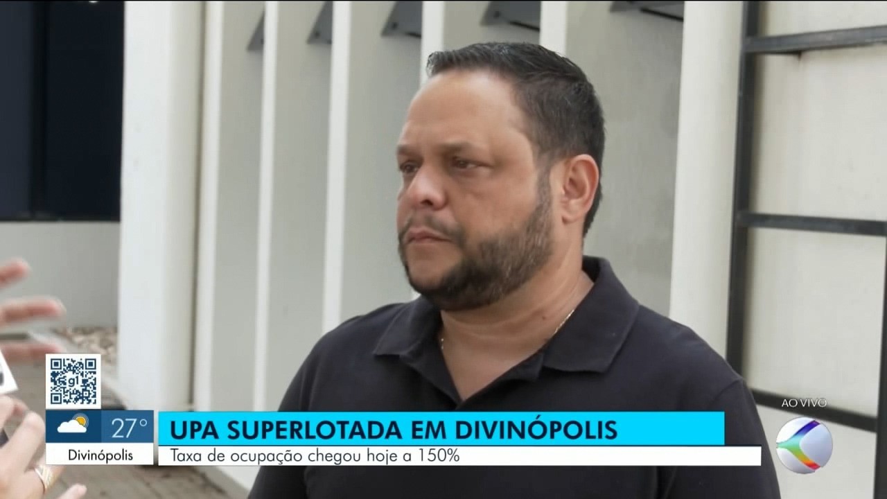 Chega a 150% a taxa de ocupação da UPA de Divinópolis, segundo a ...