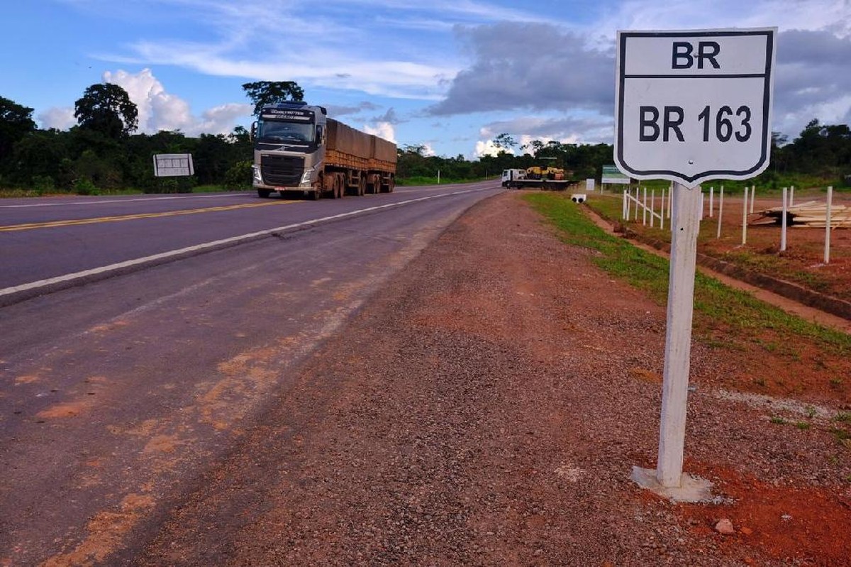 Obras de recuperação da BR-163 em MT começam nesta sexta-feira, anuncia ...