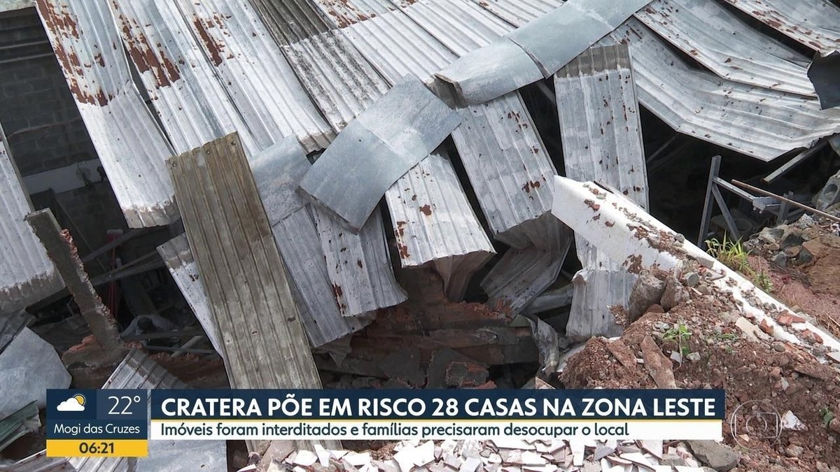 Após Desabamento De Muro Casas De Condomínio Na Zona Leste De Sp São