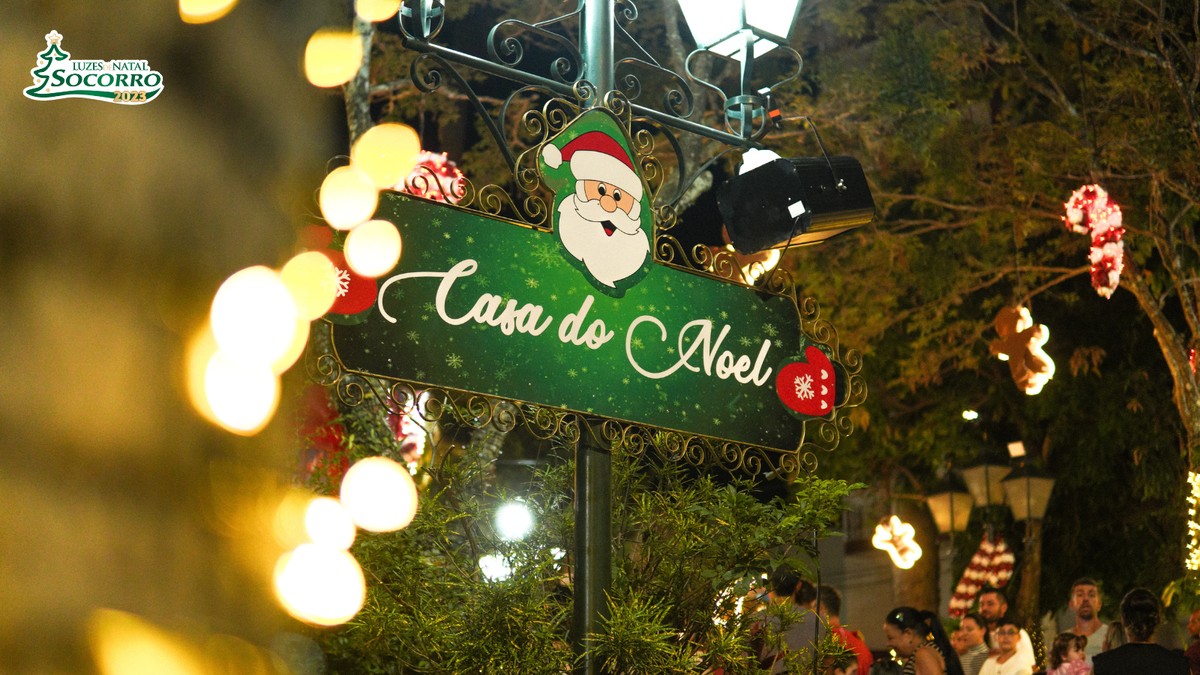 Casa do Noel leva magia ao Socorro Luzes de Natal 2023 | SOCORRO "LUZES ...