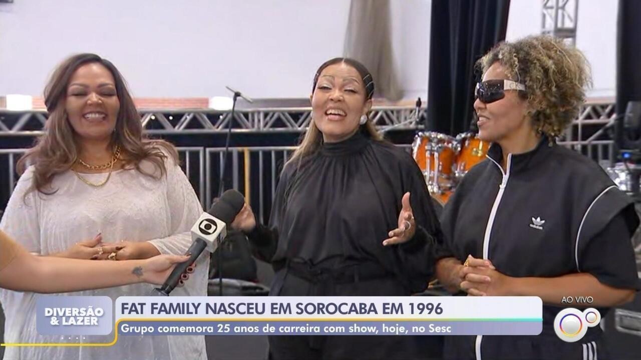 Fat Family comemora 25 anos de carreira com show em Sorocaba: 'Vá ...