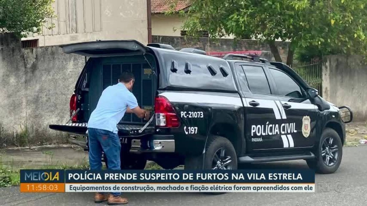 Polícia Civil Prende Suspeito De Tráfico Roubos E Furtos Em Ponta